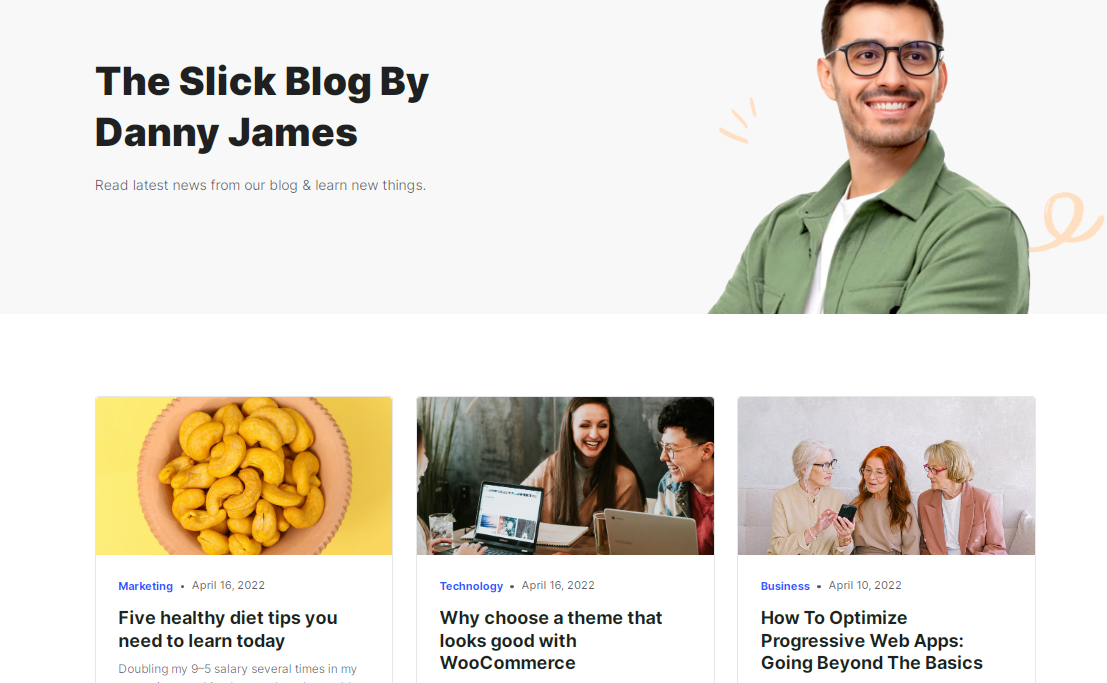 Slicko – Template Wind